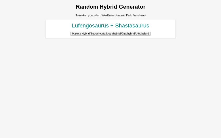 Random Hybrid Generator