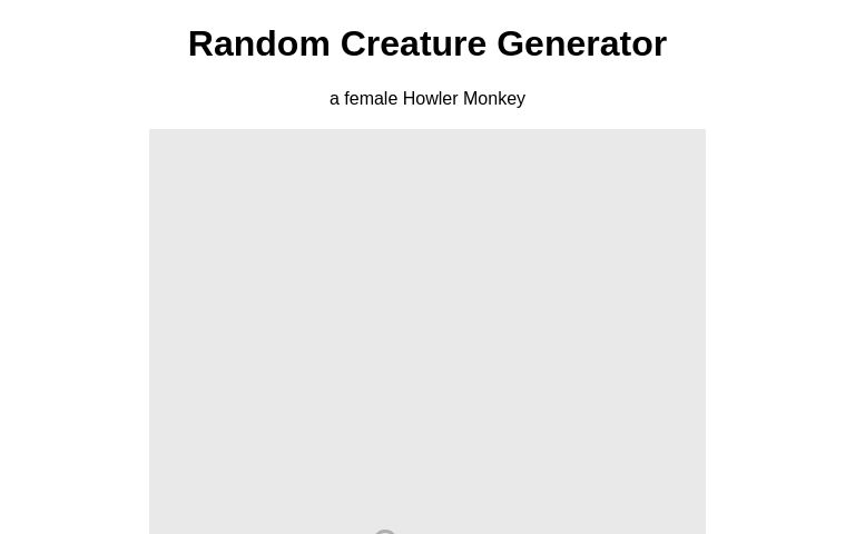 Random Creature Generator