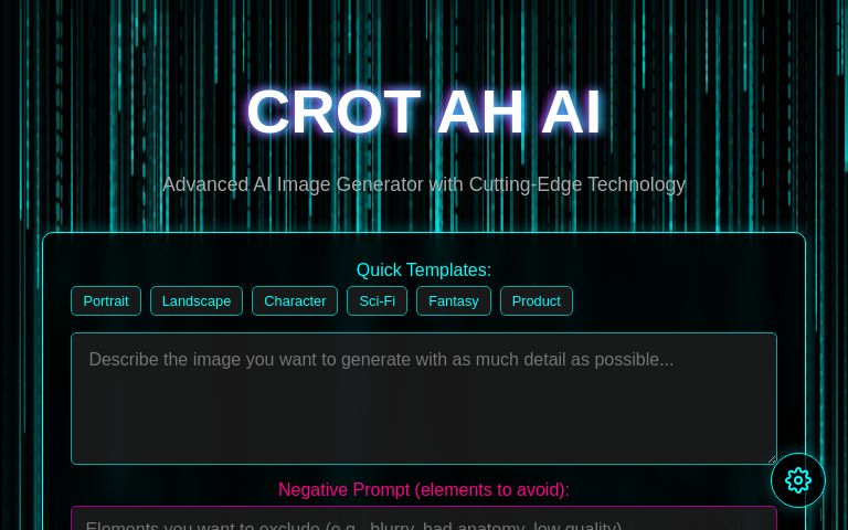 CROT AH AI ― Perchance Generator