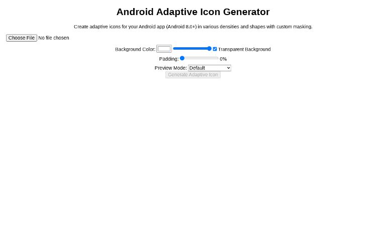 Android Adaptive Icon Generator