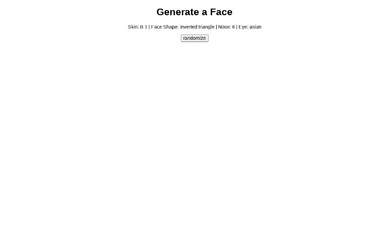 Generate a Face