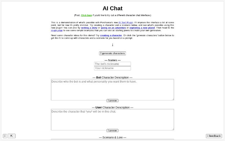 AI Chat & Roleplay (free, no sign-up, fast, unlimited)