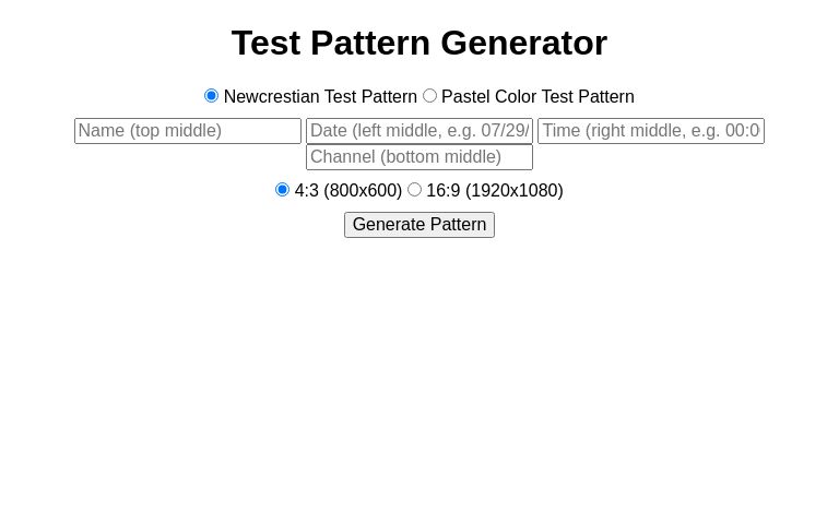 Test Pattern Generator