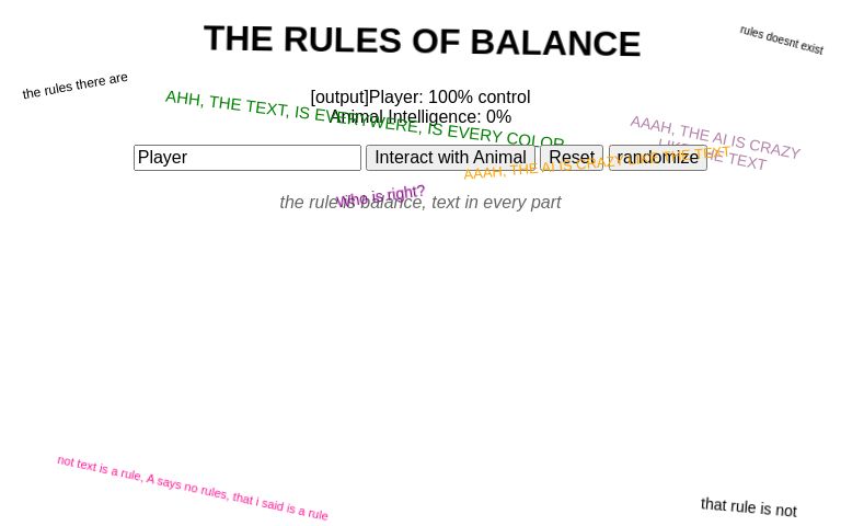 THAT RULE IS NOT ― Perchance Generator