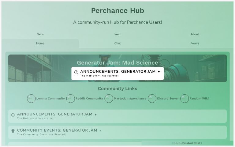 Perchance Hub ― Perchance Generator