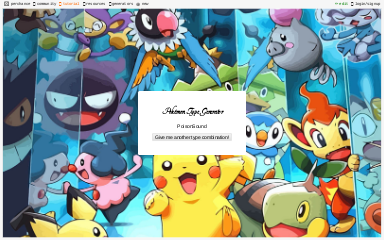 Pokémon Type Generator