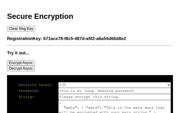 Secure Encryption ― Perchance Generator