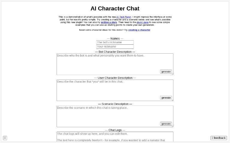 AI Character Chat