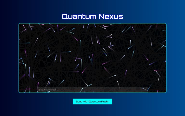 Quantum Nexus ― Perchance Generator