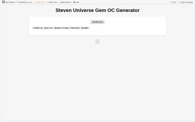 Steven Universe Gem OC Generator