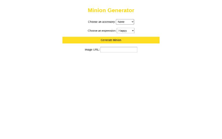 Minion Generator