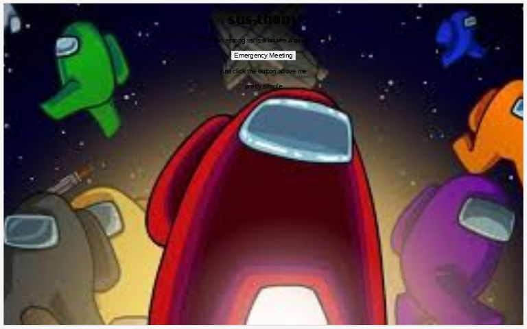 𝕤𝕦𝕤-𝕥𝕙𝕠𝕟𝕪 ― Perchance Generator