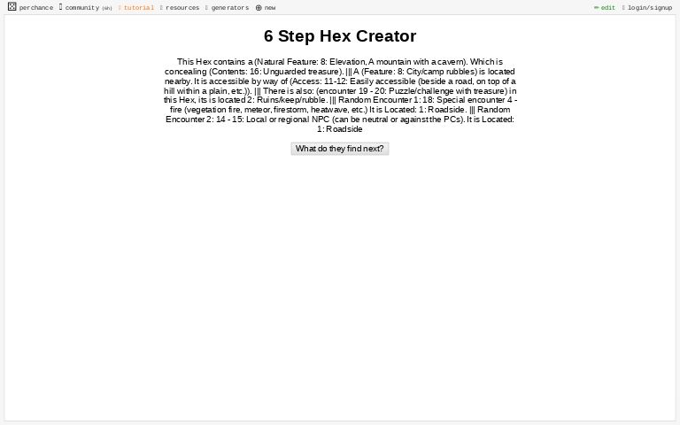 6 Step Hex Creator ― Perchance Generator