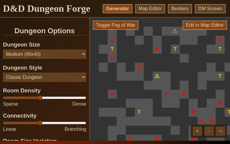 D&D Dungeon Forge ― Perchance Generator