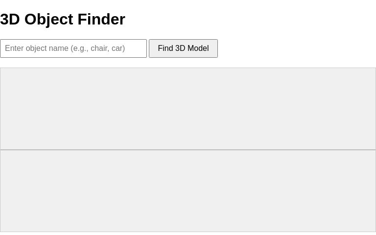 3D Object Finder ― Perchance Generator