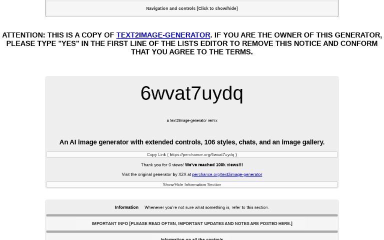 6wvat7uydq ― Perchance Generator