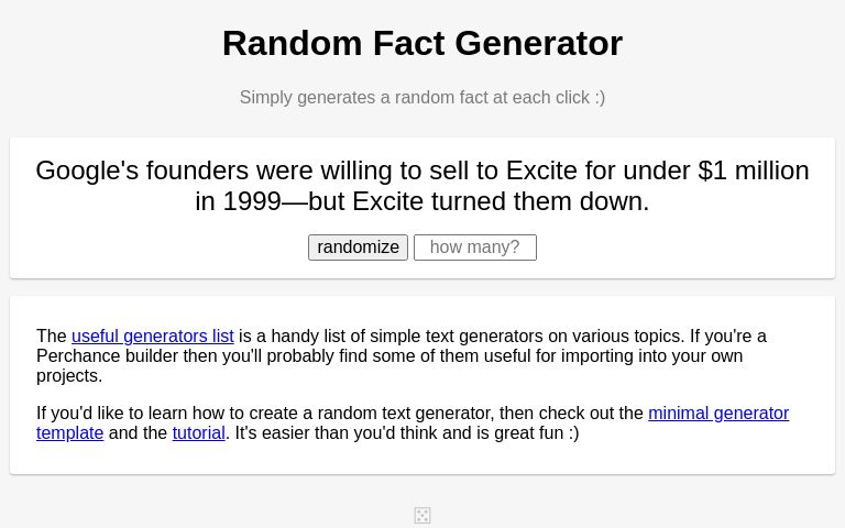Random Fact Generator