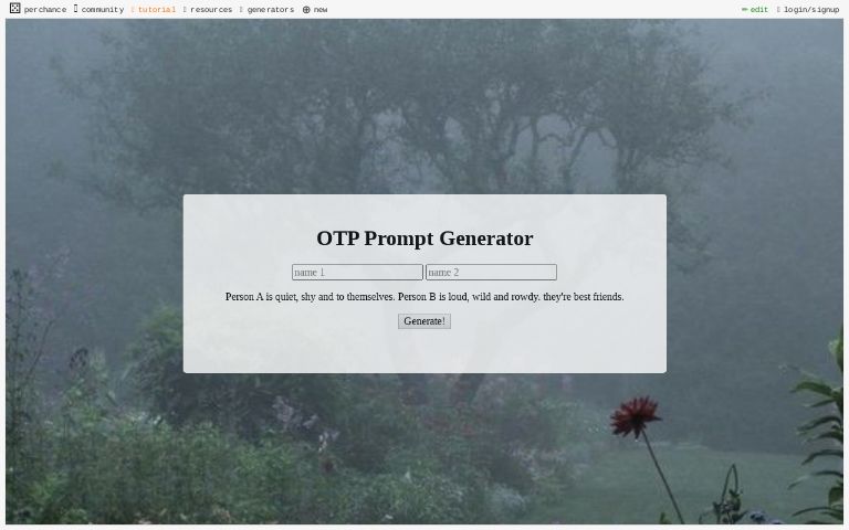OTP Prompt Generator