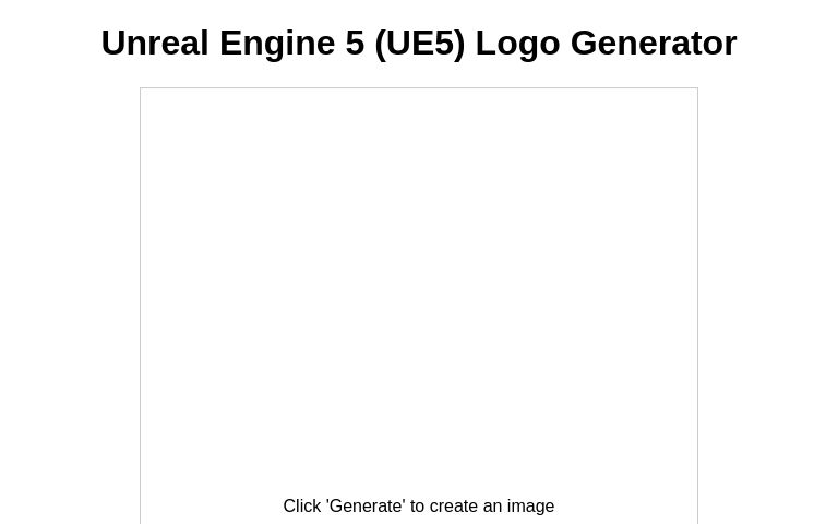 Unreal Engine 5 (UE5) Logo Generator