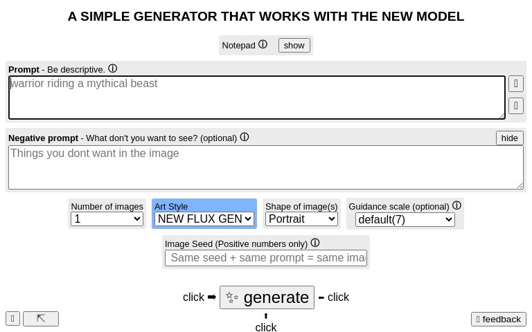 Unlocked Text 2 Image ― Perchance Generator