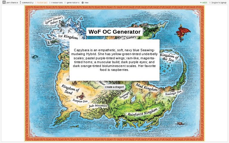 WoF OC Generator