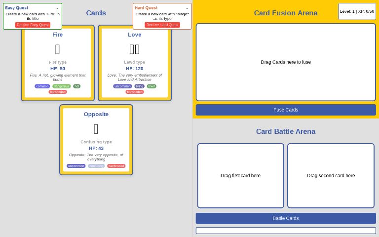 Cards ― Perchance Generator