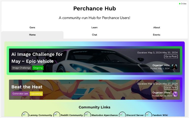 Perchance Hub ― Perchance Generator