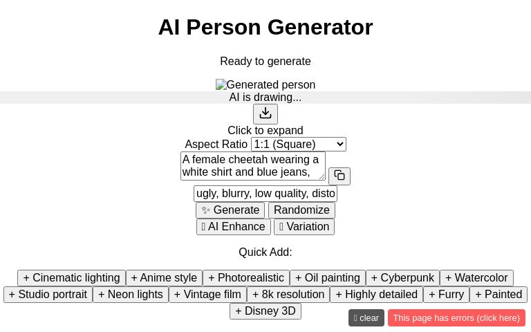 AI Person Generator