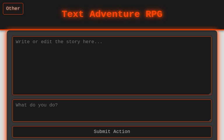 Text Adventure RPG ― Perchance Generator