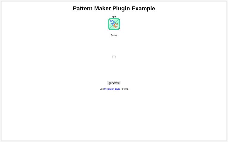 Pattern Maker Plugin Example