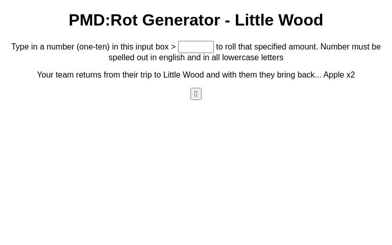PMD:Rot Generator - Little Wood