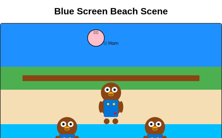 Blue Screen Beach Scene ― Perchance Generator