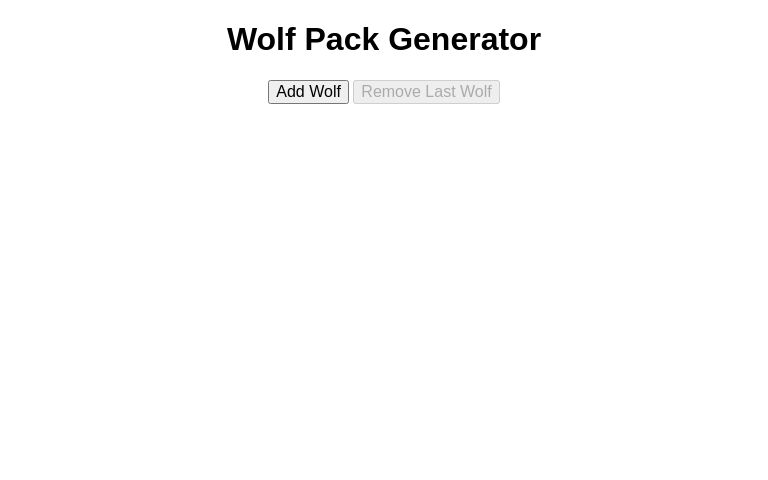 Wolf Pack Generator