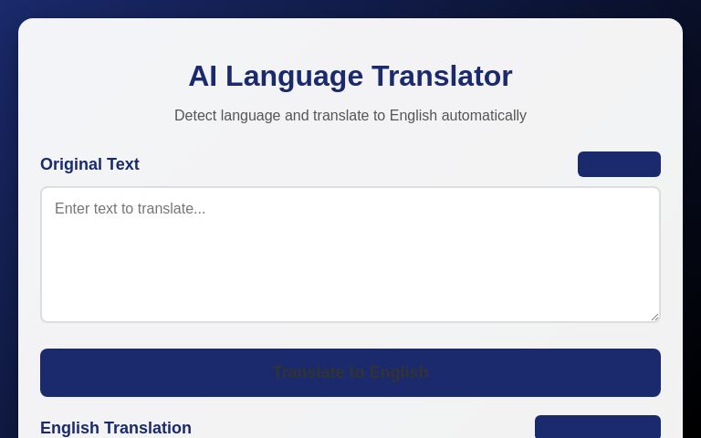 AI Language Translator ― Perchance Generator