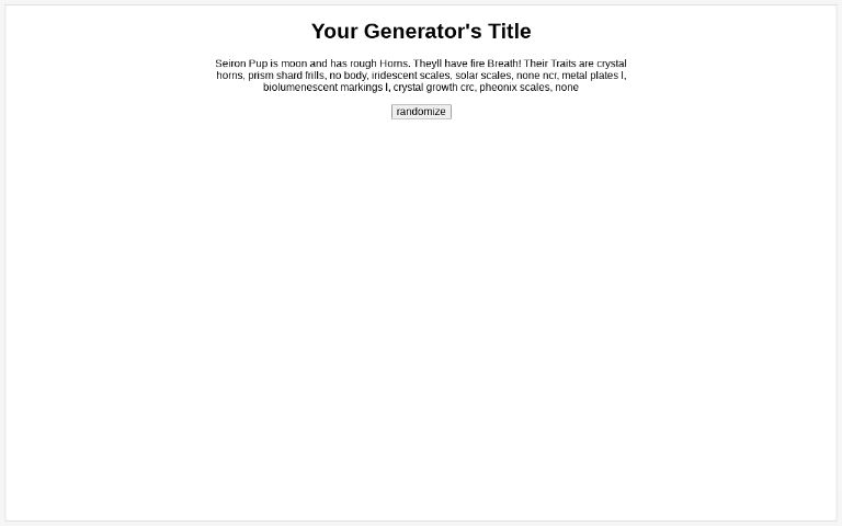 7dhoioxigq ― Perchance Generator