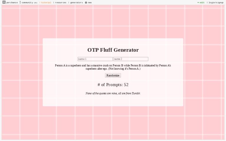 OTP Fluff Generator