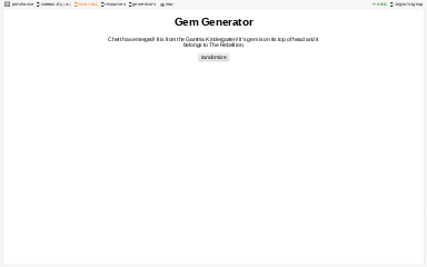 Gem Generator
