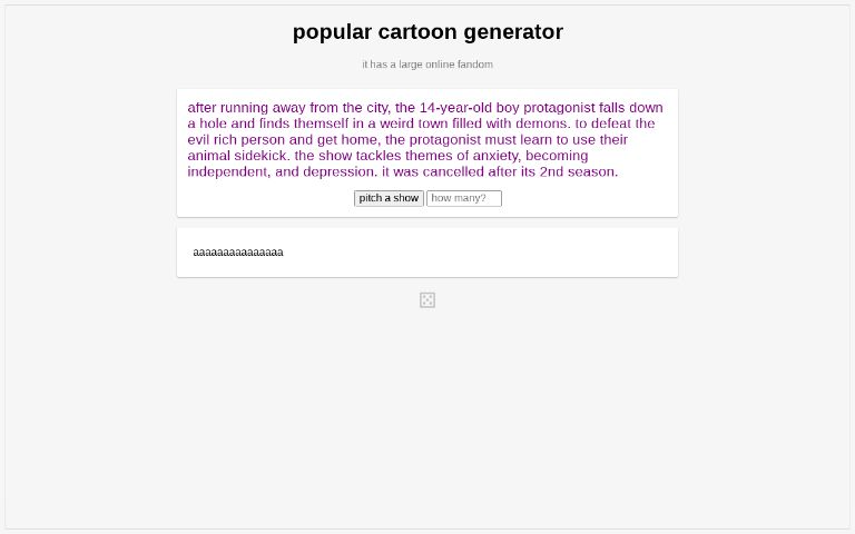 popular cartoon generator