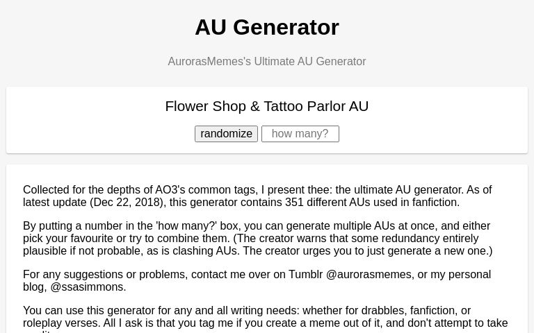 AU Generator