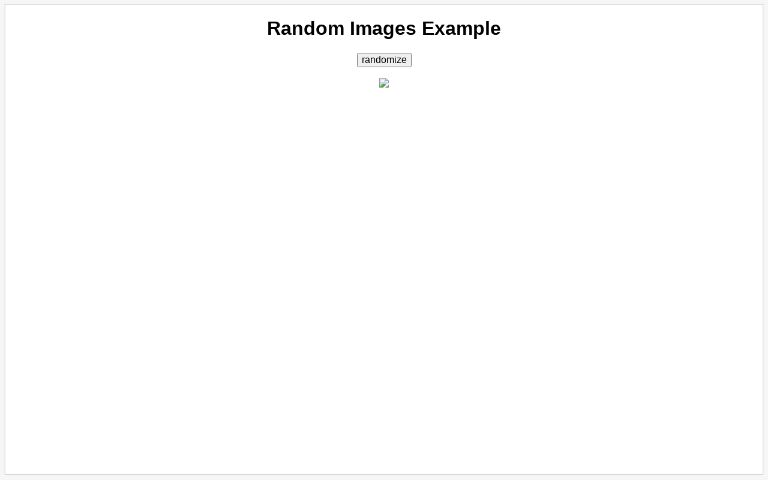 Random Images Example ― Perchance Generator