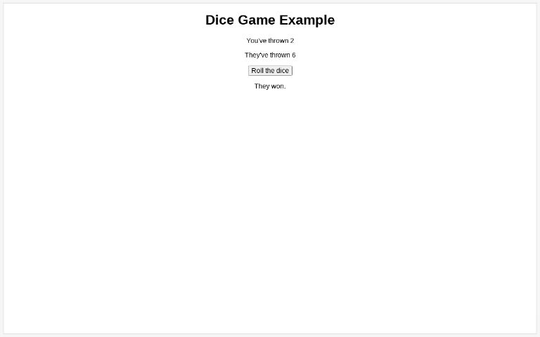 Dice Game Example ― Perchance Generator