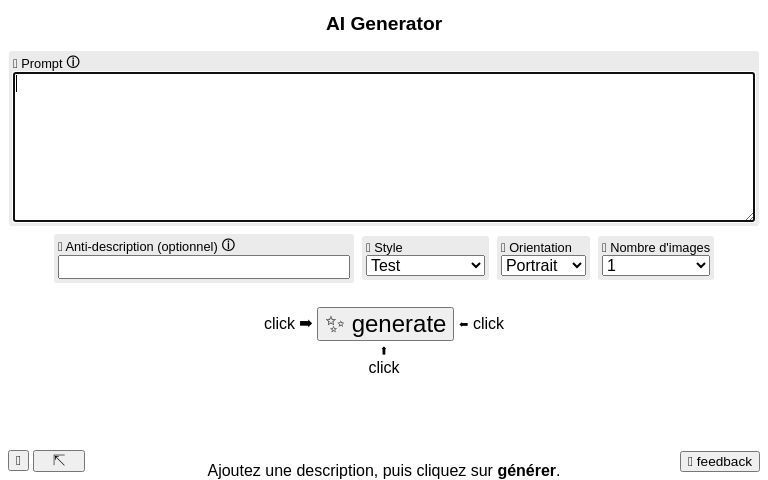 AI Generator (realistic, free, no limits)