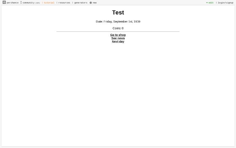 Test ― Perchance Generator