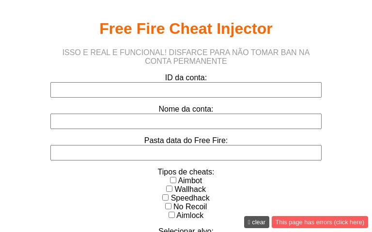 Free Fire Cheat Injector ― Perchance Generator