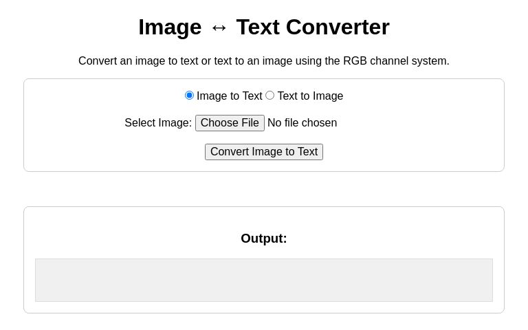 Image ↔ Text Converter ― Perchance Generator