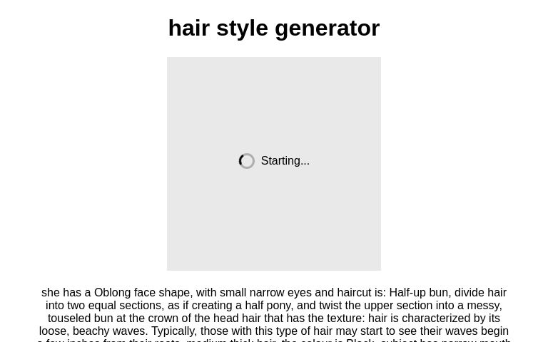 hair style generator