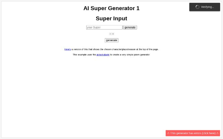 AI Super Generator 1