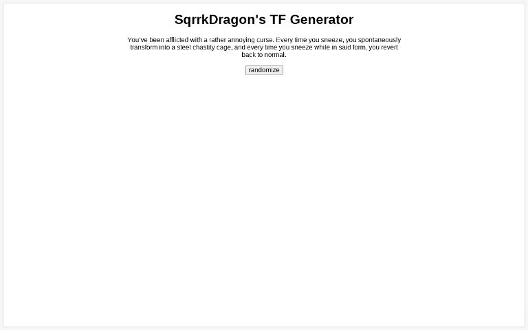 SqrrkDragon's TF Generator