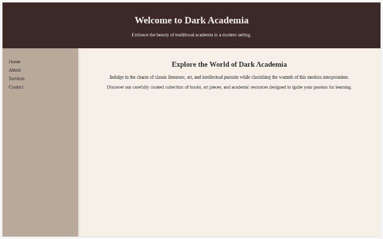 Welcome to Dark Academia ― Perchance Generator