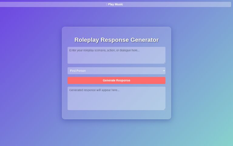 Roleplay Response Generator